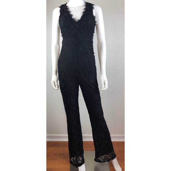 VENUS | Pants & Jumpsuits | Venus Full Lace Open Back Jumpsuit Pant ...